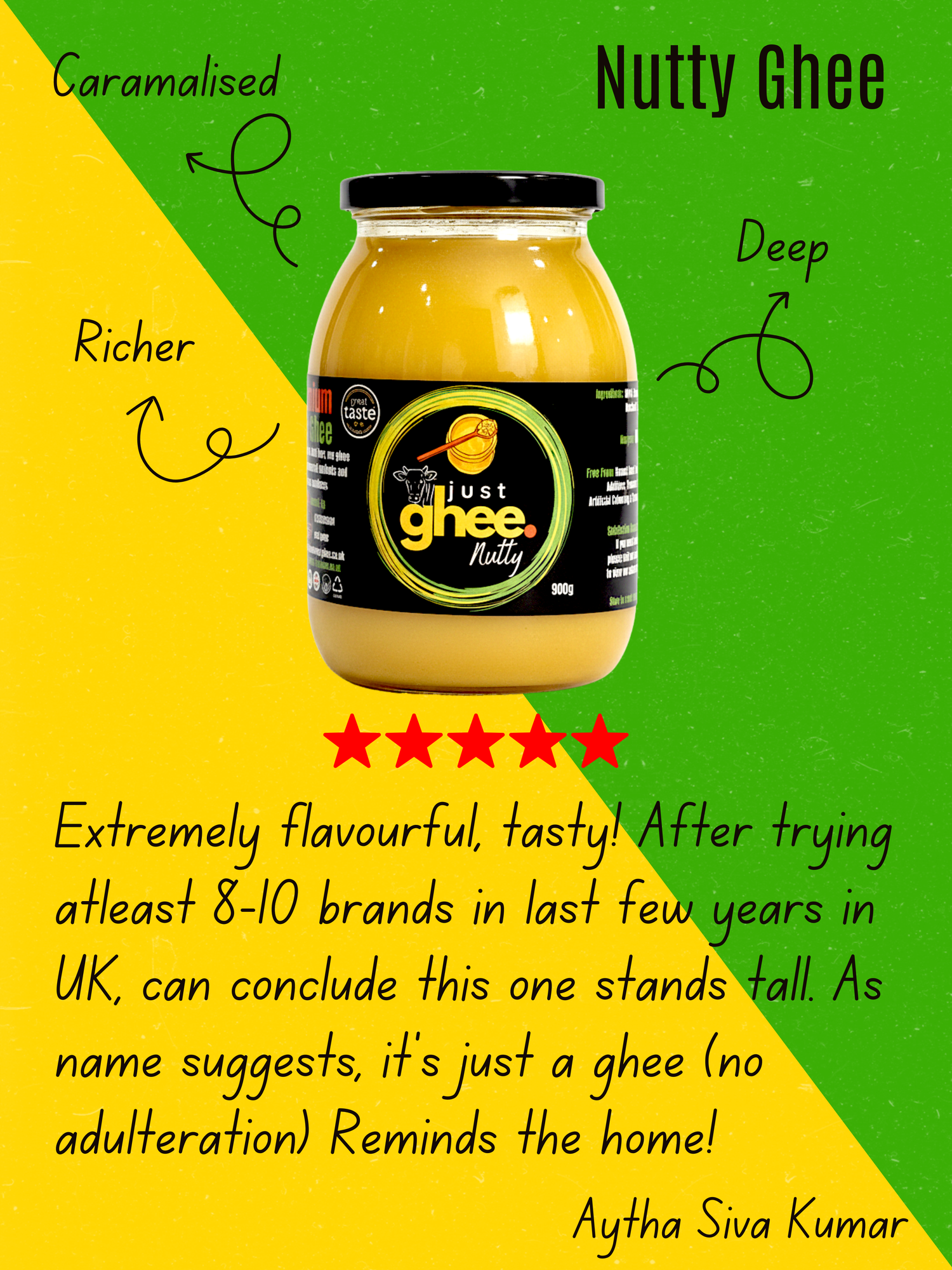 Just Ghee | Great Taste 2025 | Grass-Fed Ghee, UK Made