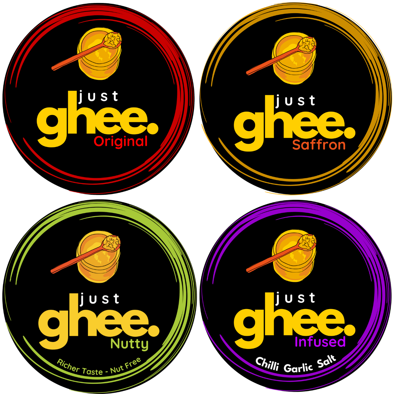 Just Ghee | Premium British Ghee & Flavoured Artisanal Ghee | London