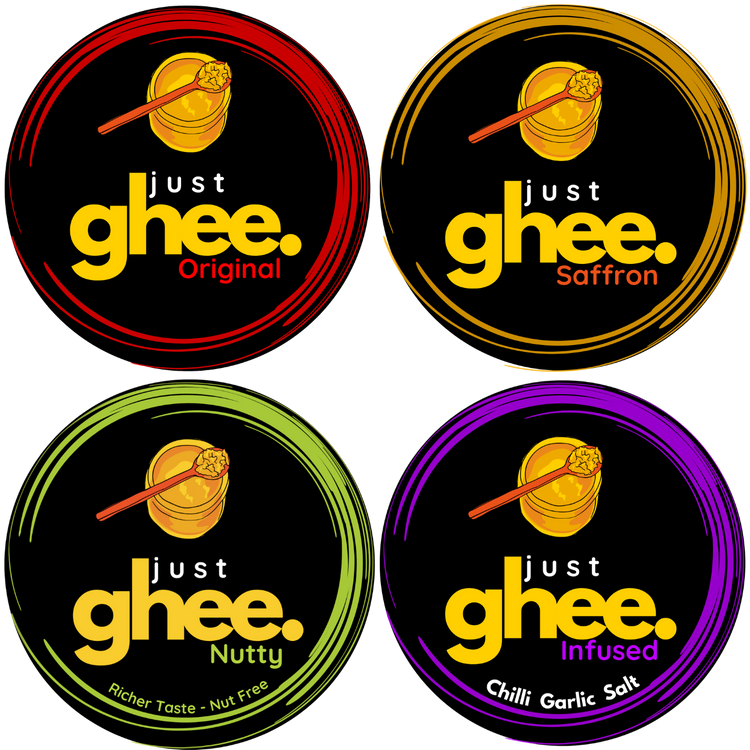 Just Ghee | Premium British Ghee & Flavoured Artisanal Ghee | London