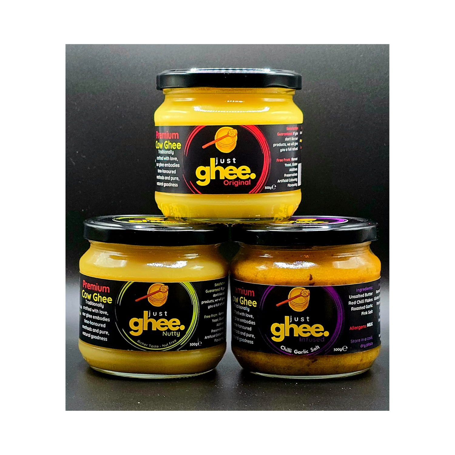Just Ghee | Premium British Ghee & Flavoured Artisanal Ghee | London