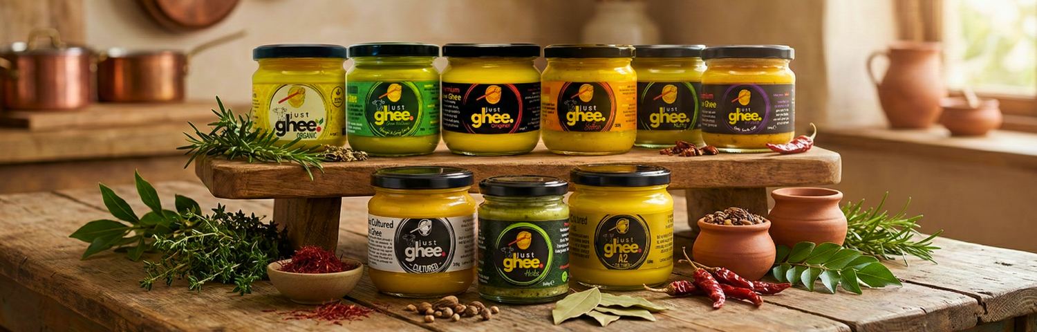 Just Ghee Premium Authentic Handcrafted Desi Cow Ghee Made in the UK