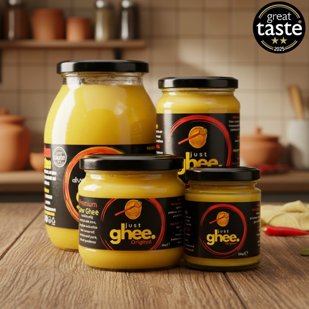 Just Ghee Premium Authentic Handcrafted Desi Cow Ghee Made in the UK