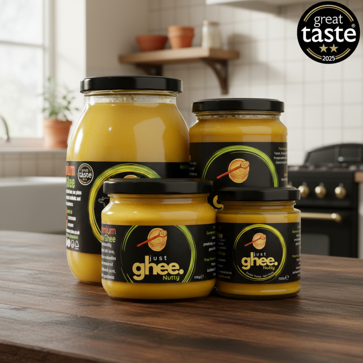 Just Ghee Premium Authentic Handcrafted Desi Cow Ghee Made in the UK